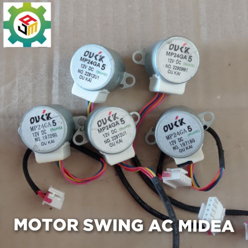 Jual DINAMO MOTOR SWING INDOOR AC MIDEA ORIGINAL | Shopee Indonesia