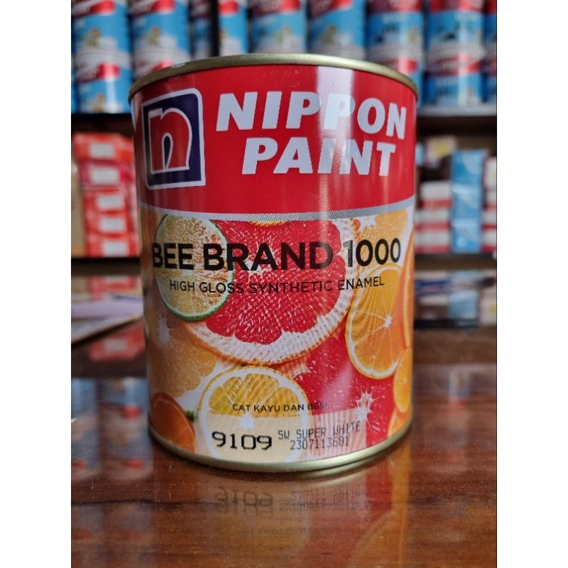 Jual Cat kayu dan besi nippon paint bee brand 1000 1 kg | Shopee Indonesia