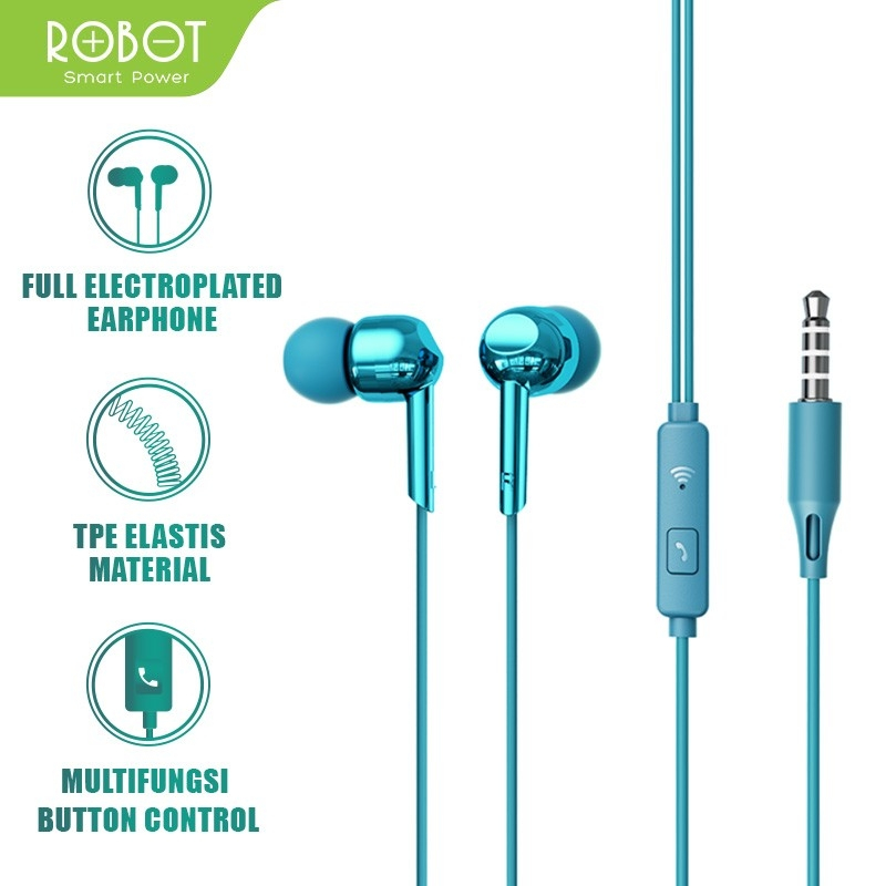 Jual HEADSET ROBOT RE40 | HANDSFREE KABEL | Shopee Indonesia