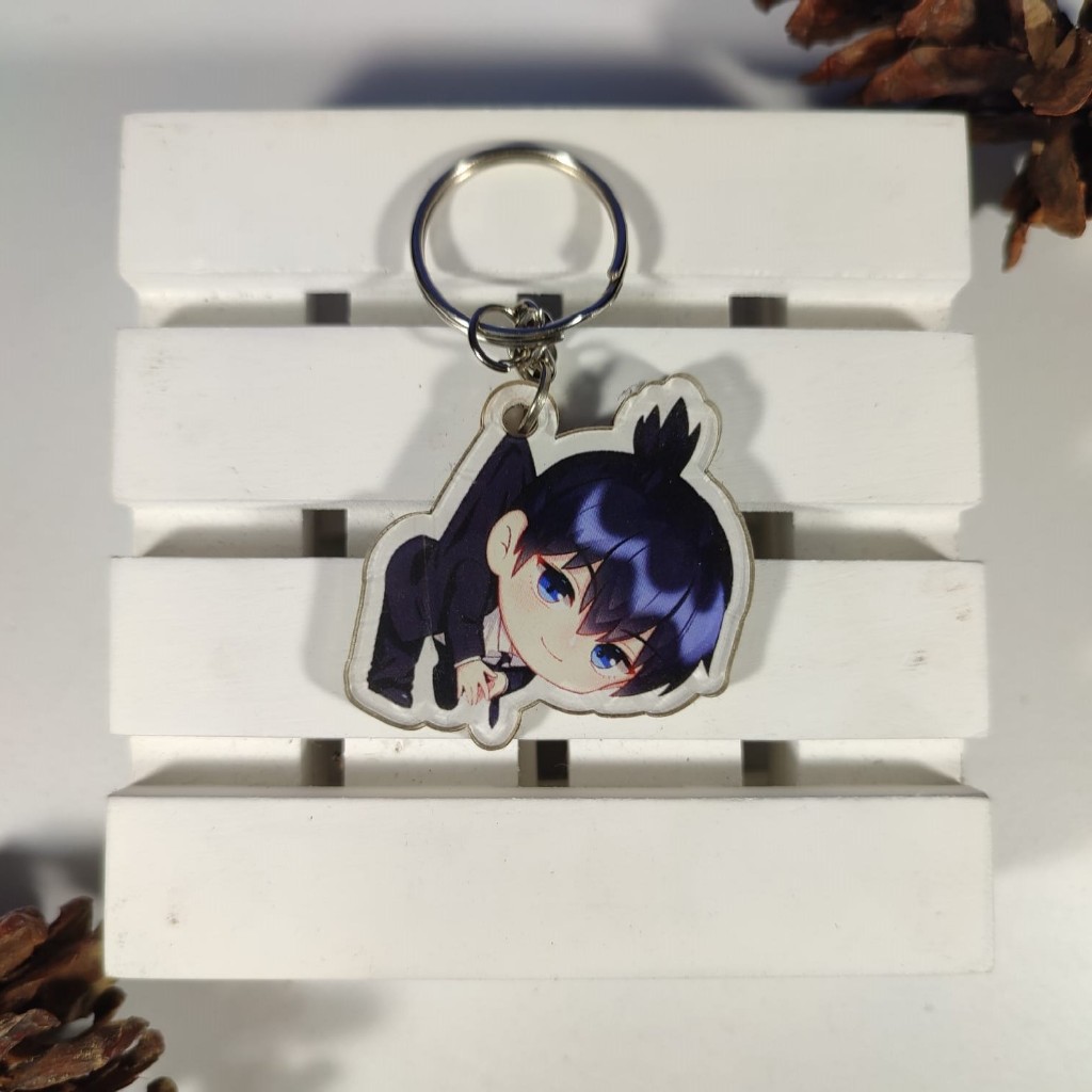 Jual Keychain Akrilik Pinggiran Bening - Souvenir Gantungan Kunci Anime ...