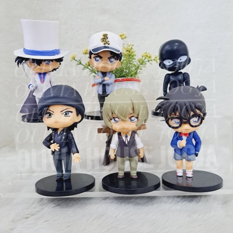 Jual Action Figure Conan Satuan Set Mix Cake Topper Anime Detective ...