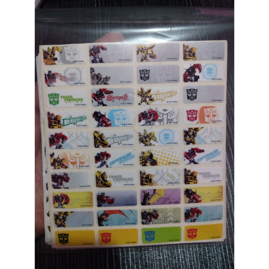 Jual Stiker Label Nama Anti Air - Waterproof Sticker Name Label ...