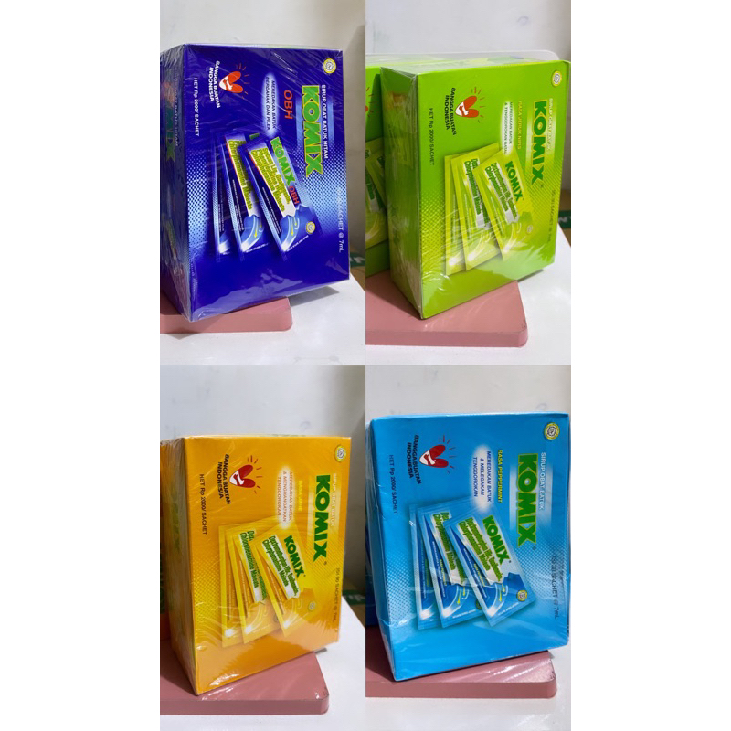 Jual Komix OBH/Jeruk Nipis/Jahe/Peppermint (box isi 30 sachet) | Shopee ...