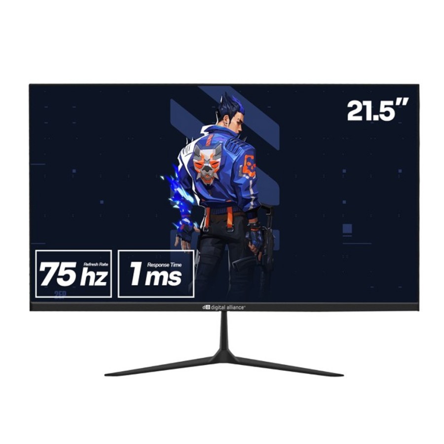 Jual Digital Alliance DA22 RE75 21.5inch 75Hz FHD Gaming LED Monitor ...