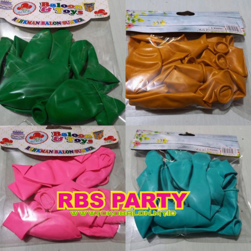 Jual Balon Polos isi 10 pcs | Shopee Indonesia