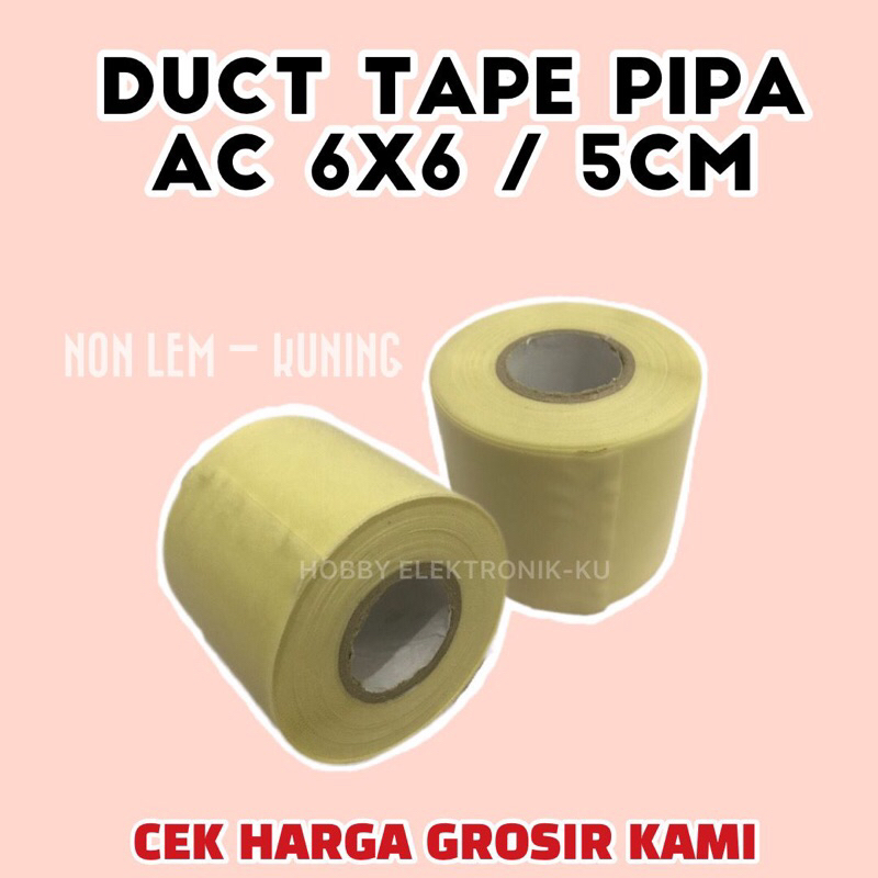 Jual DUST TAPE PIPA AC 6x6 / 5CM | Shopee Indonesia