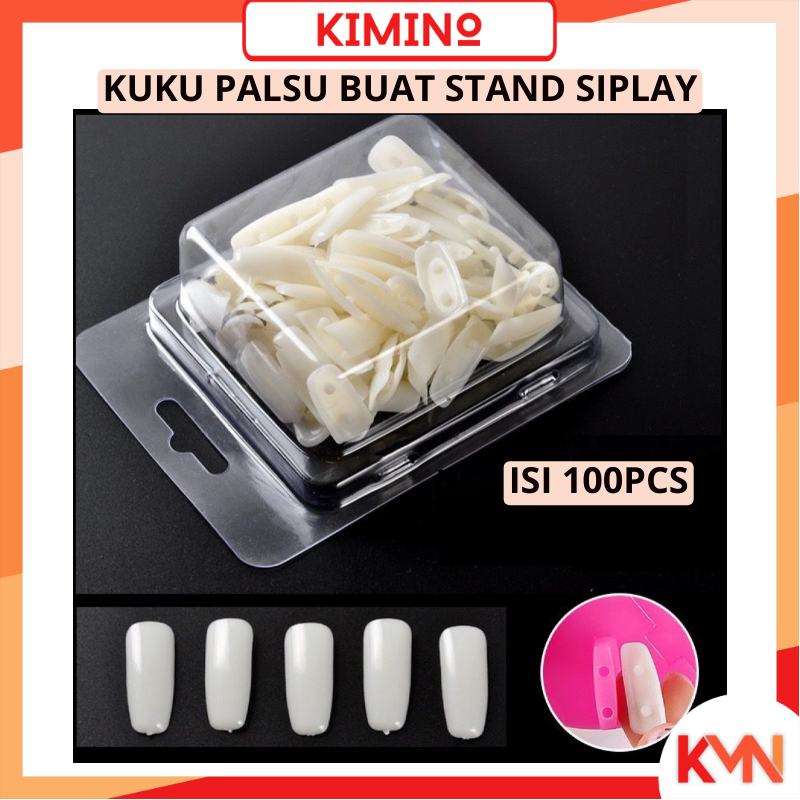 Jual KMN 100PCS Kuku Palsu Untuk Nail Art Display Kuku Stand Fake Nails ...