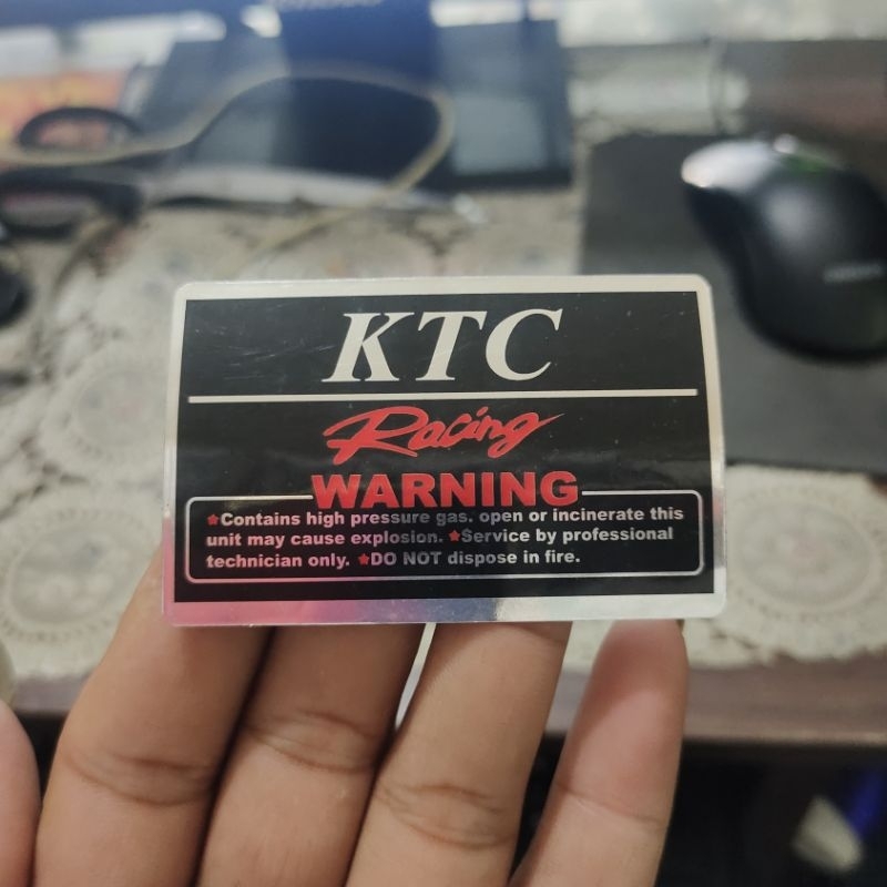 Jual stiker logo KTC Racing warna hitam | Shopee Indonesia