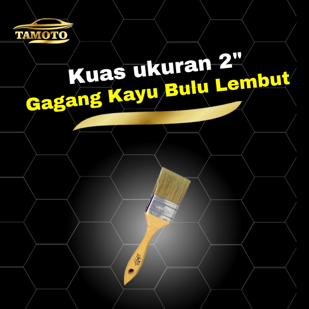 Jual Kuas cat premium size 2 inch / 2". KUAS SERBAGUNA, kualitas baik ...