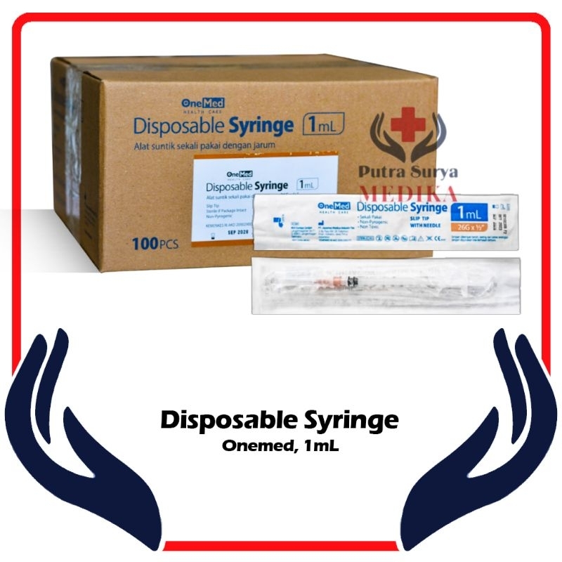 Jual Spuit 1ml | Syringe With Needle | Alat Suntik 1cc OneMed | Shopee ...