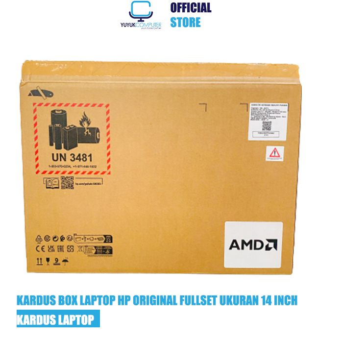 Jual Kardus Box Laptop HP Original Fullset Ukuran 14 Inch | Shopee ...