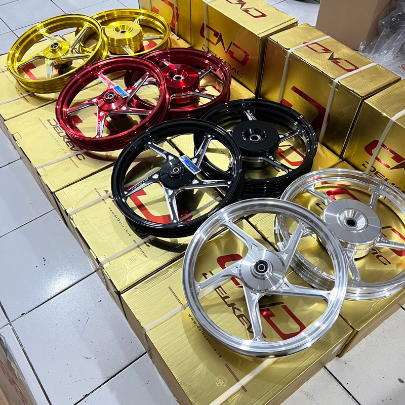 Jual VELG RACING DELKEVIC D55 STAR 5 BEAT FI KARBU SCOOPY VARIO 110 ...