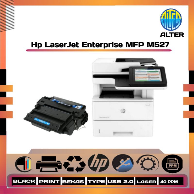 Jual Printer Hp LaserJet Enterprise MFP M527 | Shopee Indonesia