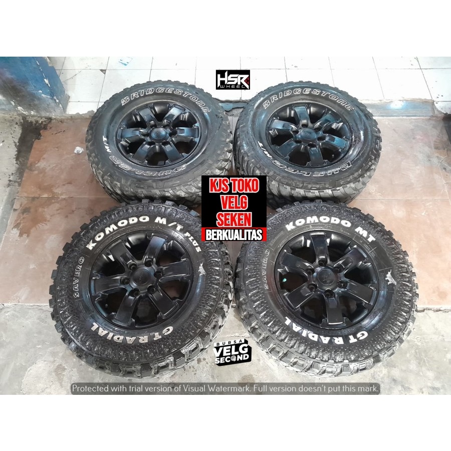 Jual MENJUAL VELG SECOND TERMURAH BERKUALITAS BUAT MOBIL FORTUNER PAJERO PAJERO SPORT HYUNDAI H1 ...