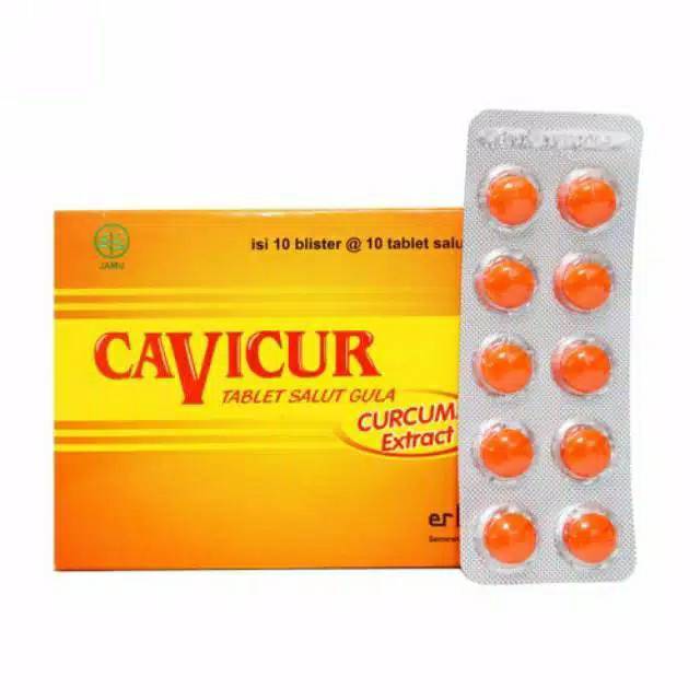Jual CAVICUR STRIP ISI 10 TABLET - Vitamin penambah nafsu makan dan ...