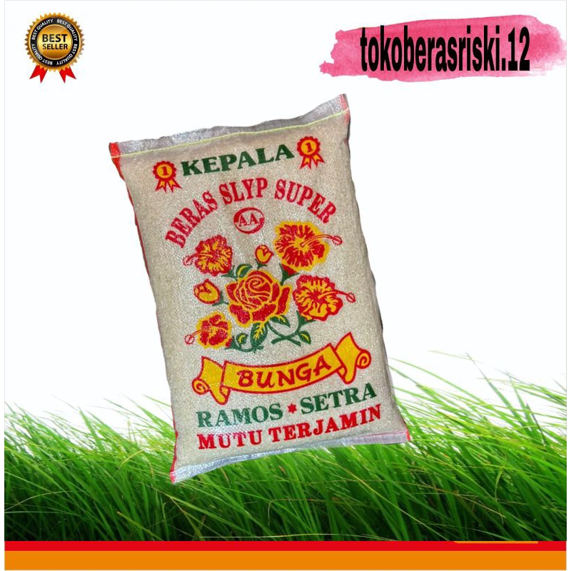 Jual RJ-BERAS CAP BUNGA -5LITER@5Kg,10Kg,20kg | Shopee Indonesia