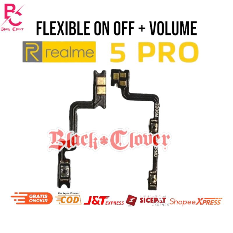 Jual Flexibel Flexible Power On Off Volume Realme 5 Pro / Realme Q Fleksibel Fleksible Tombol ...