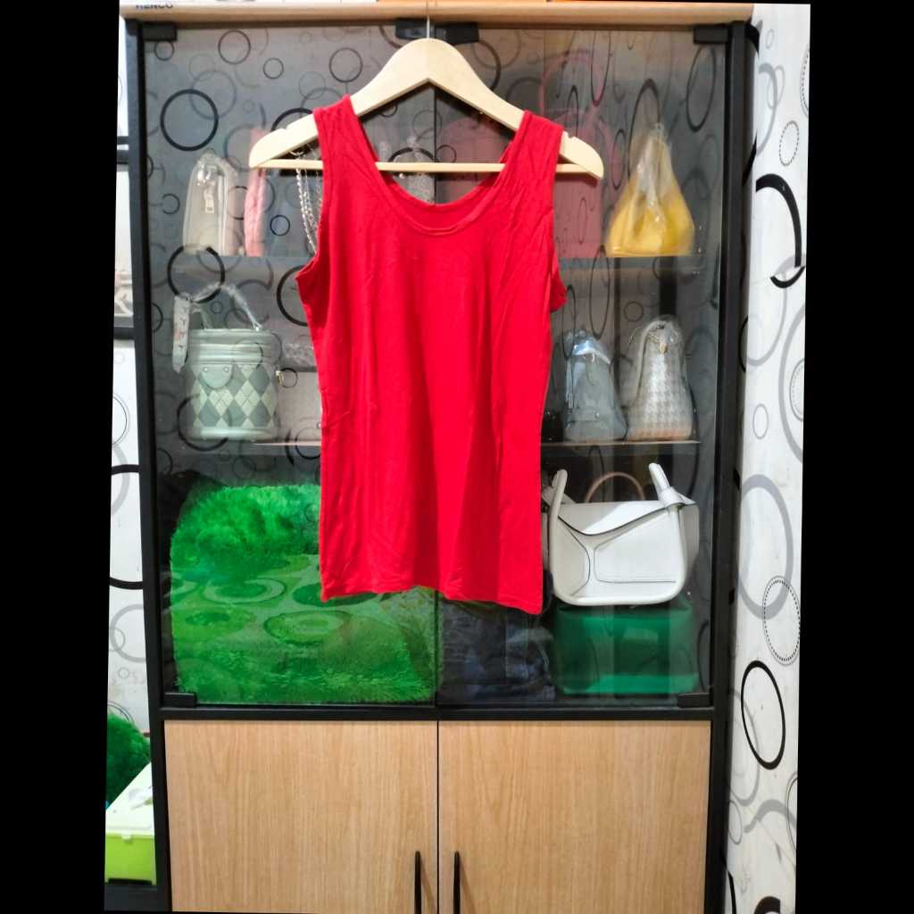 Jual PRELOVED BAJU WANITA ( tanktop merah) | Shopee Indonesia