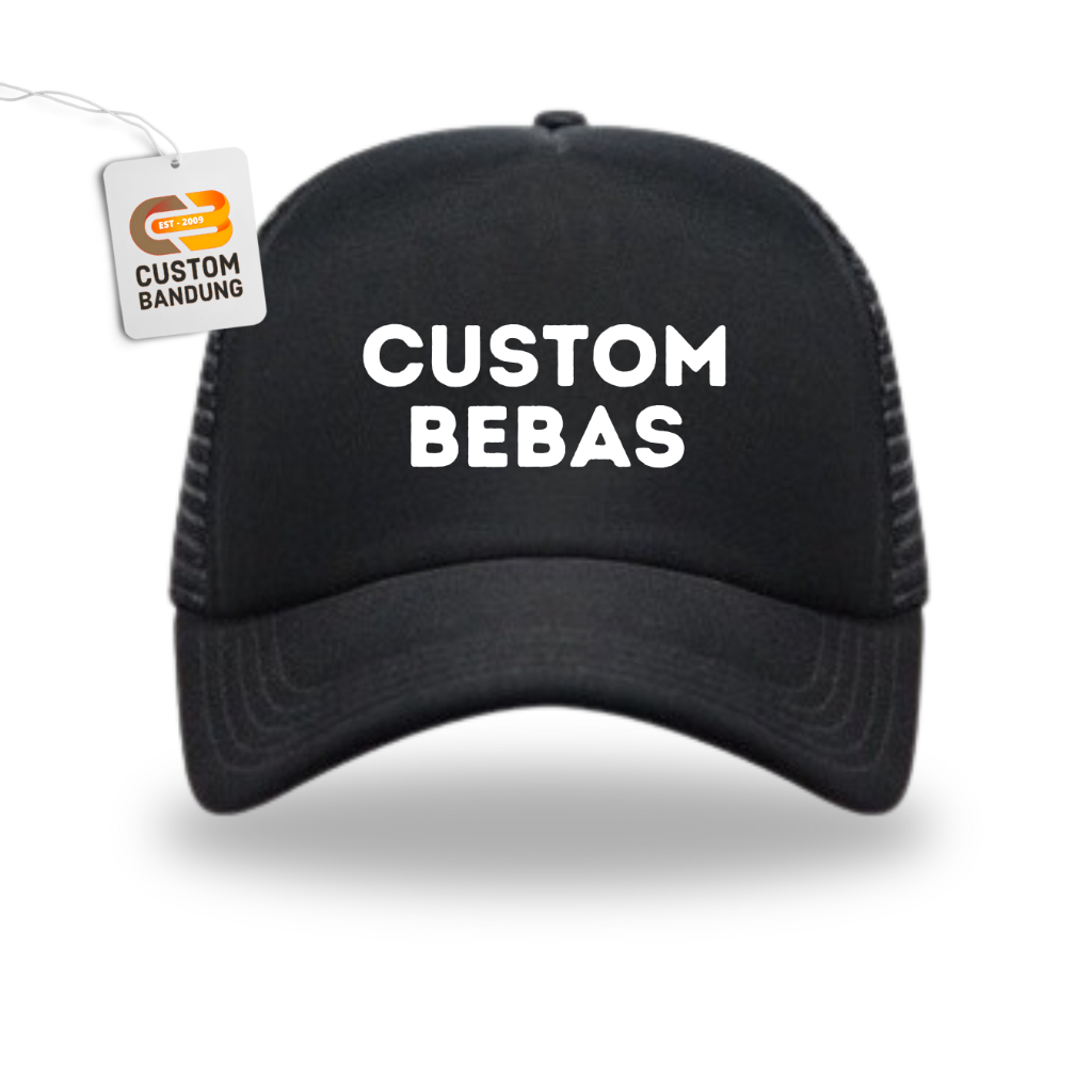 Jual Topi Trucker Custom Desain Kamu Sendiri cap jaring Pria Wanita ...