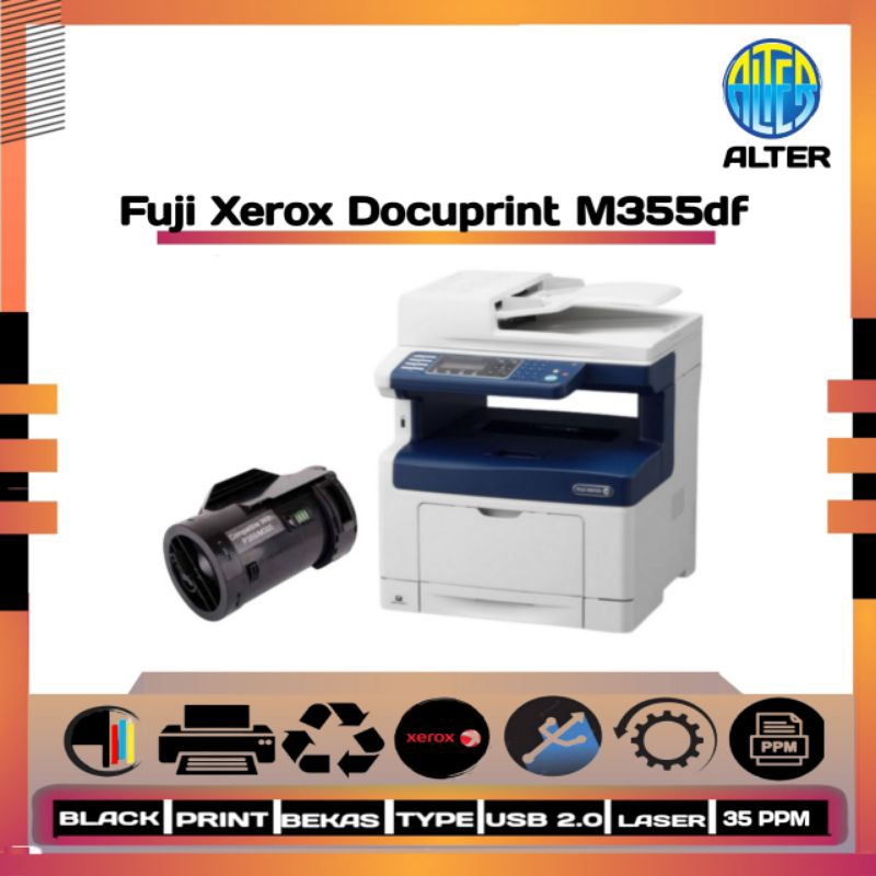 Jual Fuji Xerox DocuPrint M355 df/scan copy/Mulus(Dus) | Shopee Indonesia