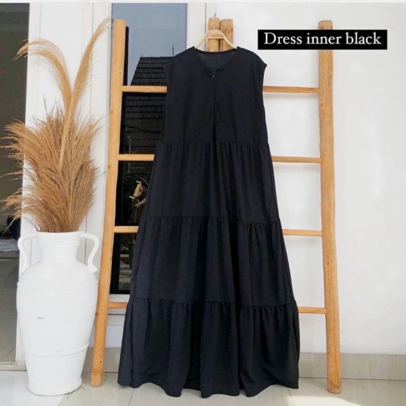 Jual INNER DRESS - INNER DRESS BUSUI RAMPEL PREMIUM TANPA LENGAN MAXI ...