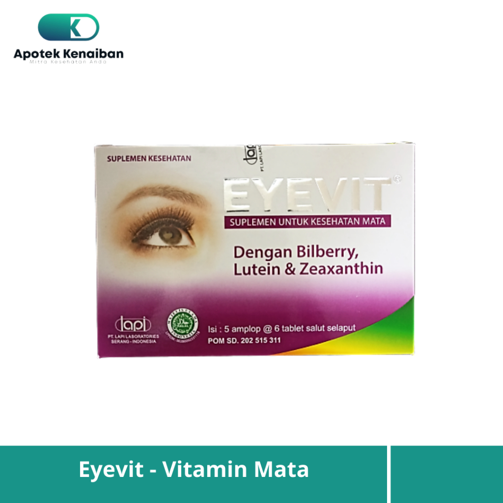Jual EYEVIT TABLET VITAMIN MATA / MENJAGA KESEHATAN MATA | Shopee Indonesia