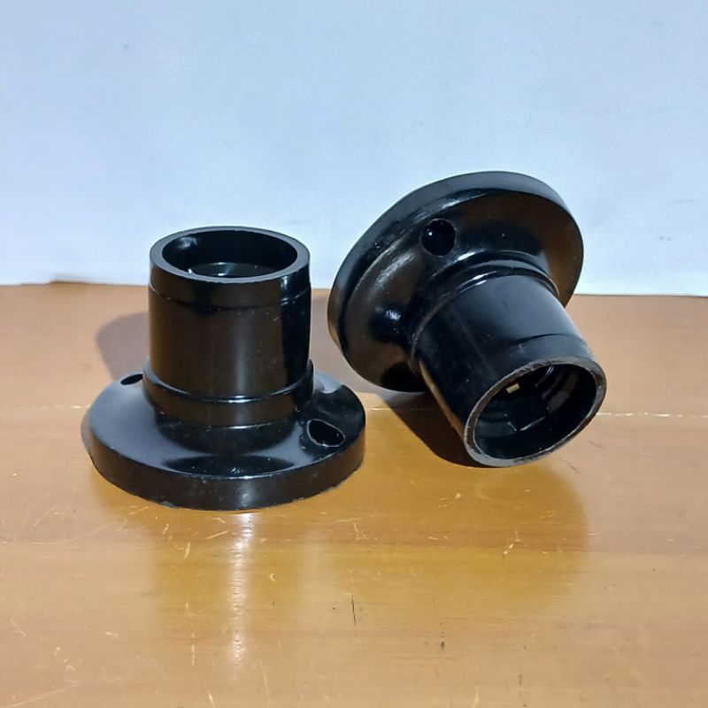 Jual Fiting tempel plafon BROCO E27 - HITAM | Shopee Indonesia