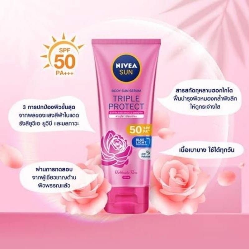 Jual Nivea Sun Triple protect spf 50+++ Hokaido Thailand | Shopee Indonesia