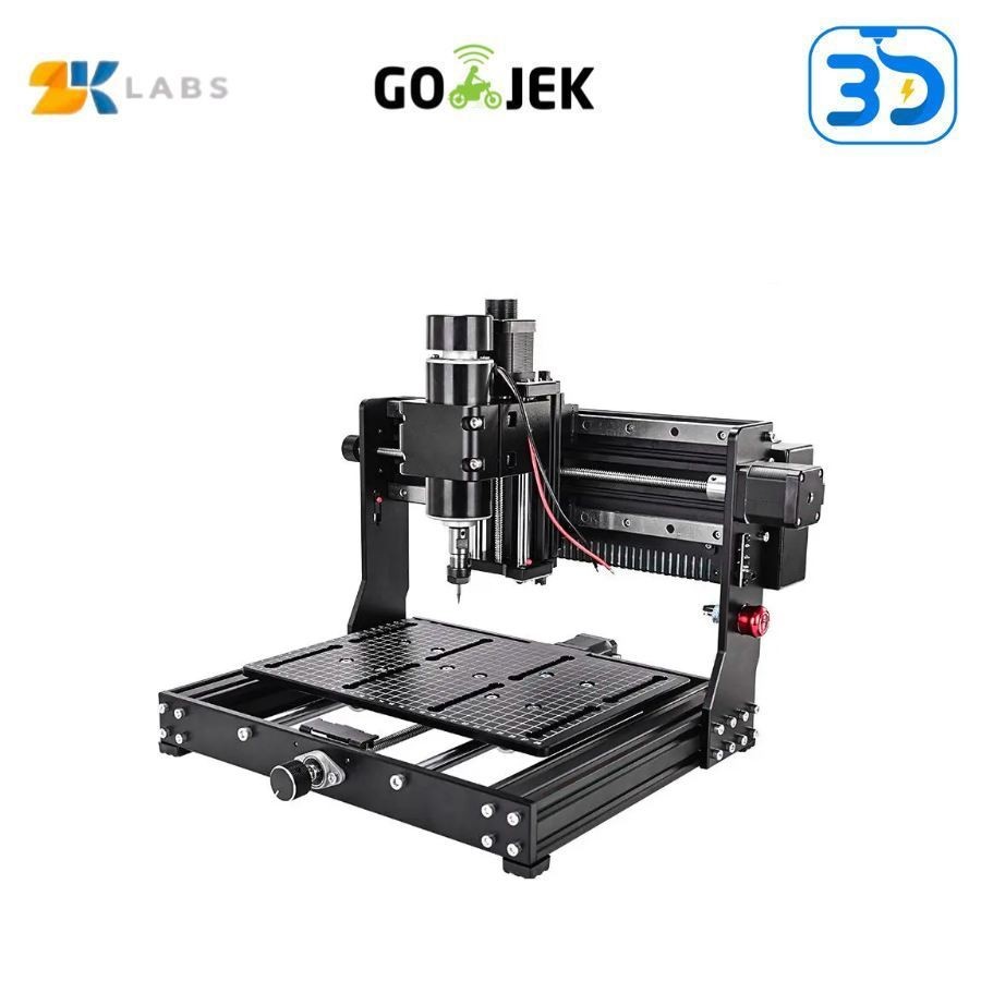 Jual ZKLabs CNC Router 3020 Plus MAX 500W Spindle 3 Axis Linear Rail | Shopee Indonesia