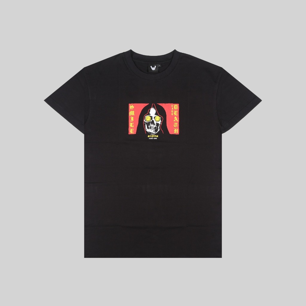 Jual MAYHEM Tshirt Smile Death Black | Kaos Reguler | Shopee Indonesia