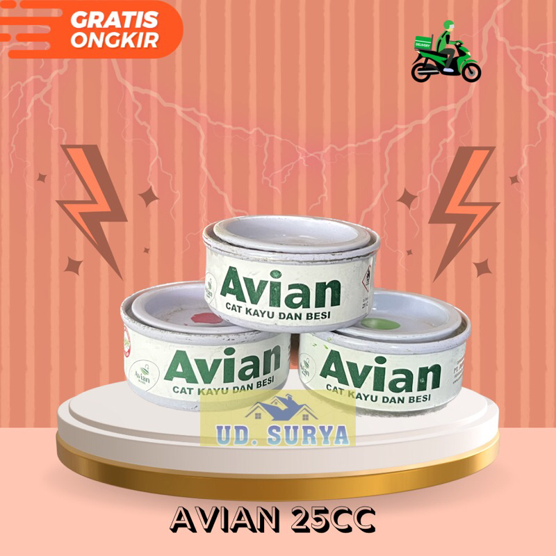 Jual CAT AVIAN 25cc / cat kayu dan besi/ cat tongkat pramuka/ cat kecil ...