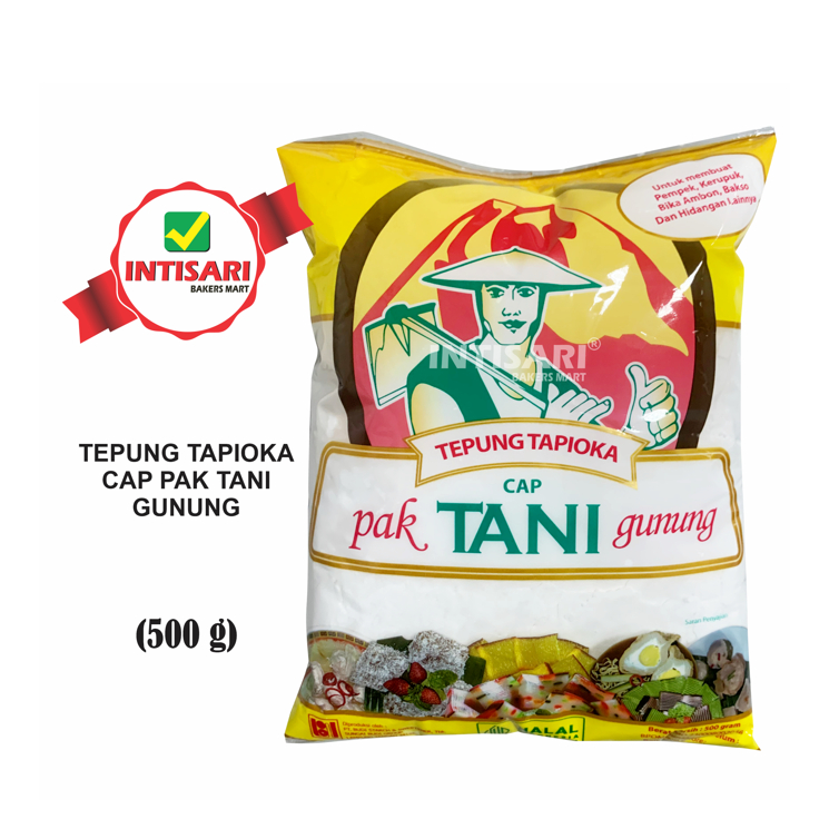 Jual TEPUNG TAPIOKA CAP PAK TANI GUNUNG 500 G | Shopee Indonesia