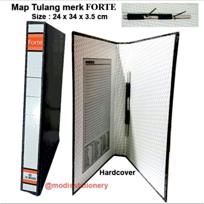 Jual map file odner tulang jepit forte / lucky 1 in clip/spring file | Shopee Indonesia