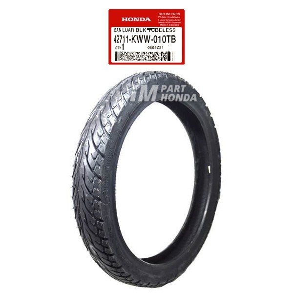 Jual BAN LUAR BELAKANG TUBELESS 80/90-17 FEDERAL AHM SUPRA X 125 FI ...