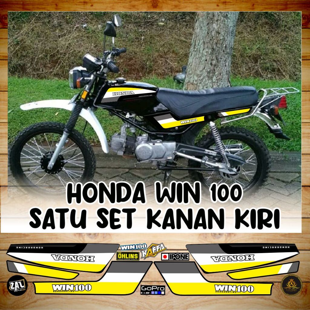 Jual Striping Variasi Sticker Honda Win List Custom Variasi Decal Polet ...
