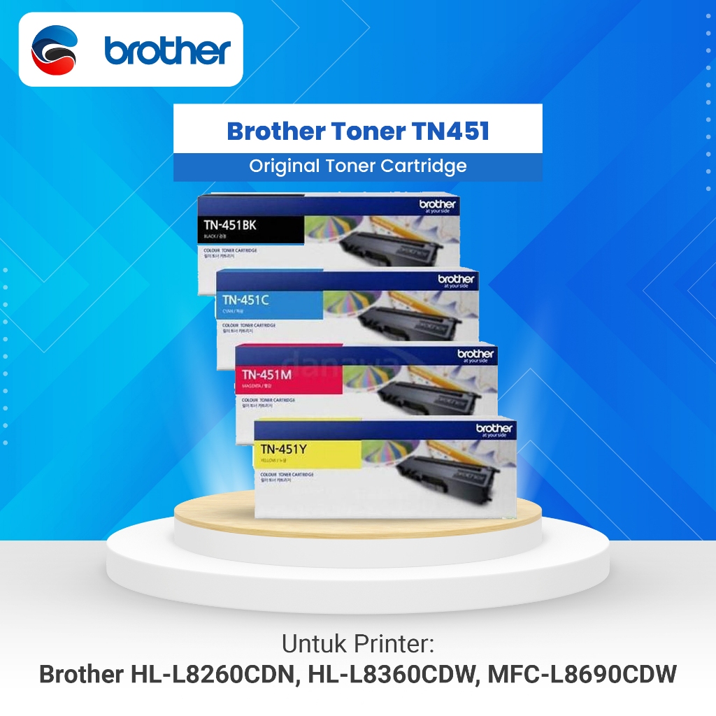 Jual BROTHER Toner Laserjet TN451BK Black Hitam TN451 TN 451 Original ...