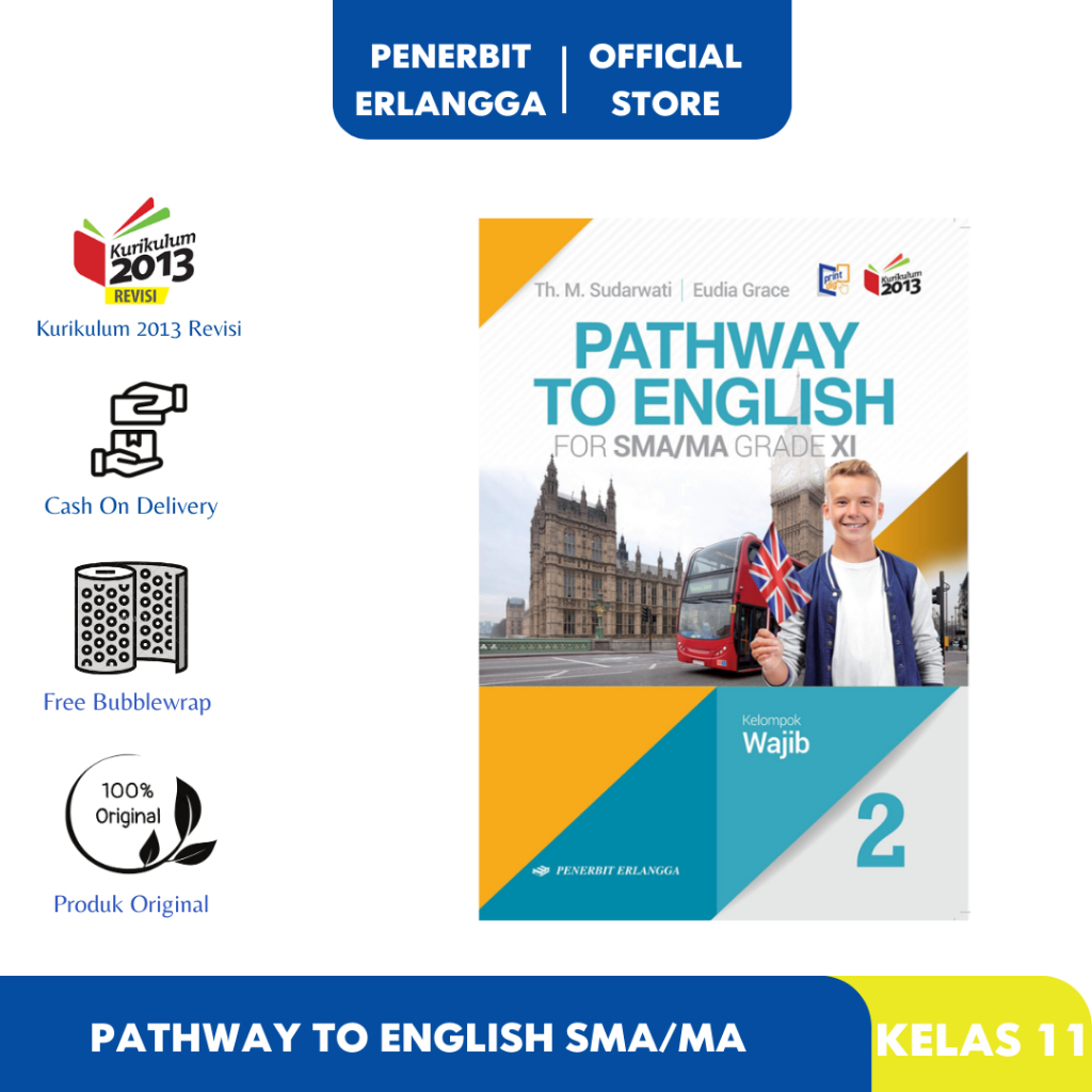Jual [Erlangga Official] Pathway To English Sma/Mi Kelas 11 K13N Revisi ...