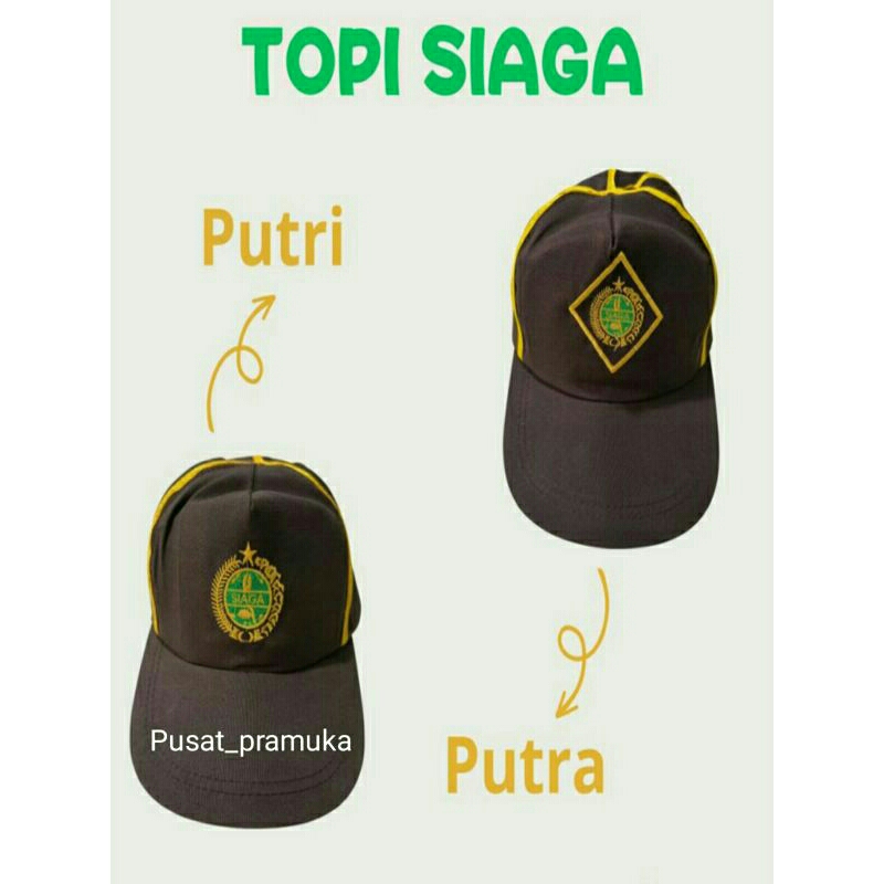 Jual Topi pramuka siaga putra - putri bijian | Shopee Indonesia