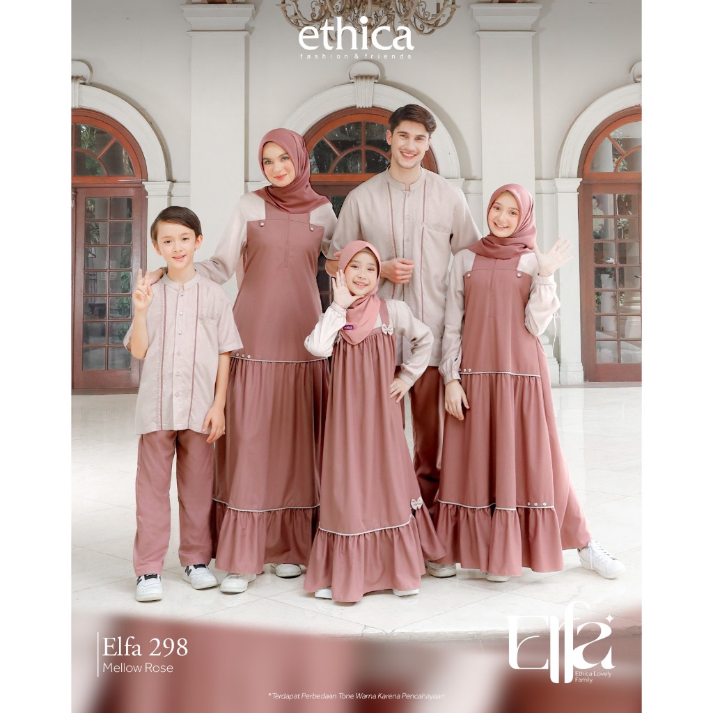 Jual Ethica Sarimbit Elfa 298 Mellow Rose Gamis dan Koko Couple Keluarga Terbaru 2024 | Shopee ...