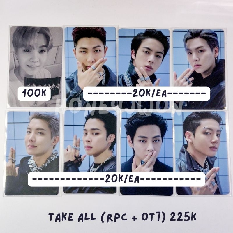 Jual BACA DESKRIPSI - BTS PROOF ALBUM PHOTOCARD STANDARD VER VERSION OT7 RM JIN SUGA JHOPE JIMIN ...