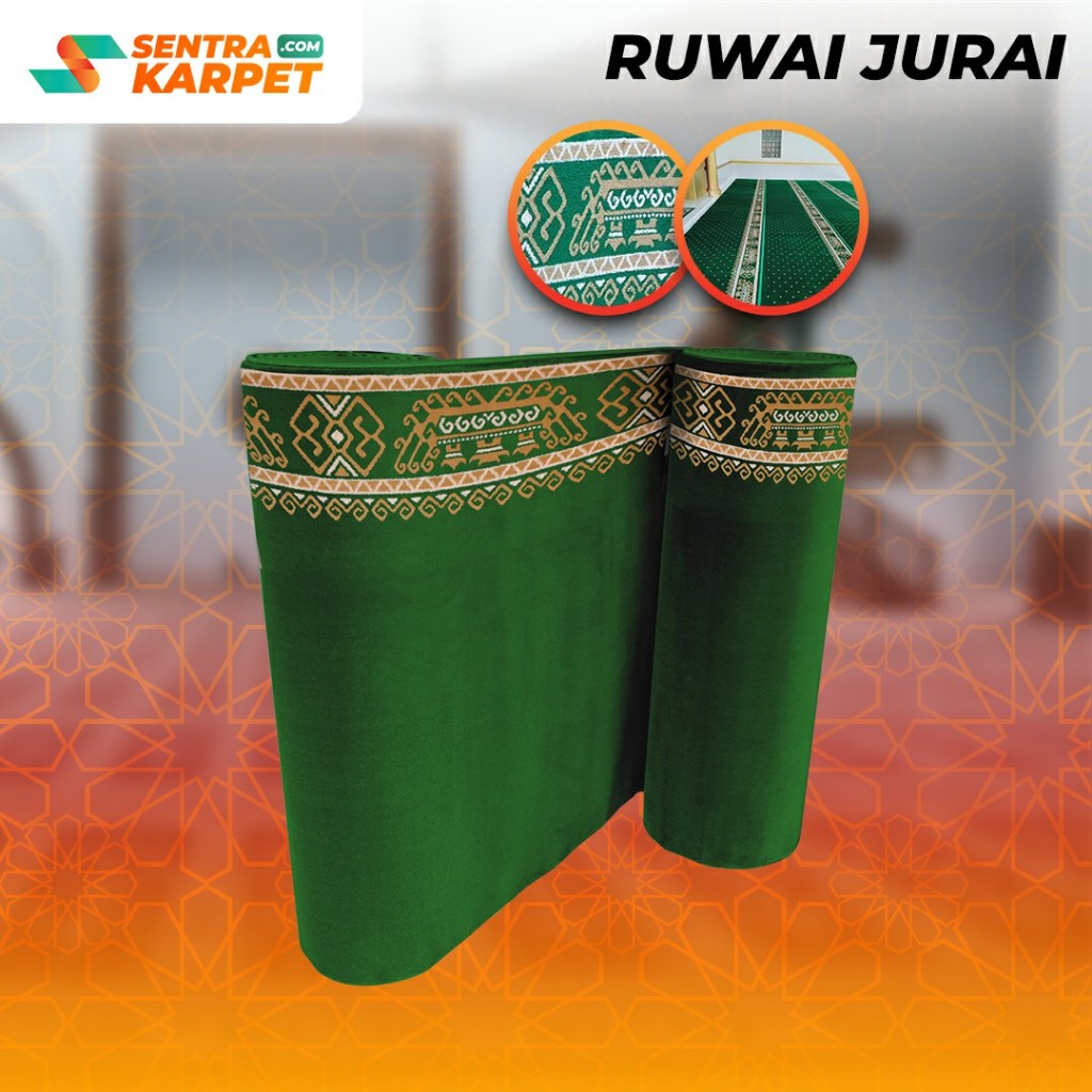 Jual Karpet Masjid Ruwai jurai Panjang 6-30 meter Lebar 120cm | Shopee ...