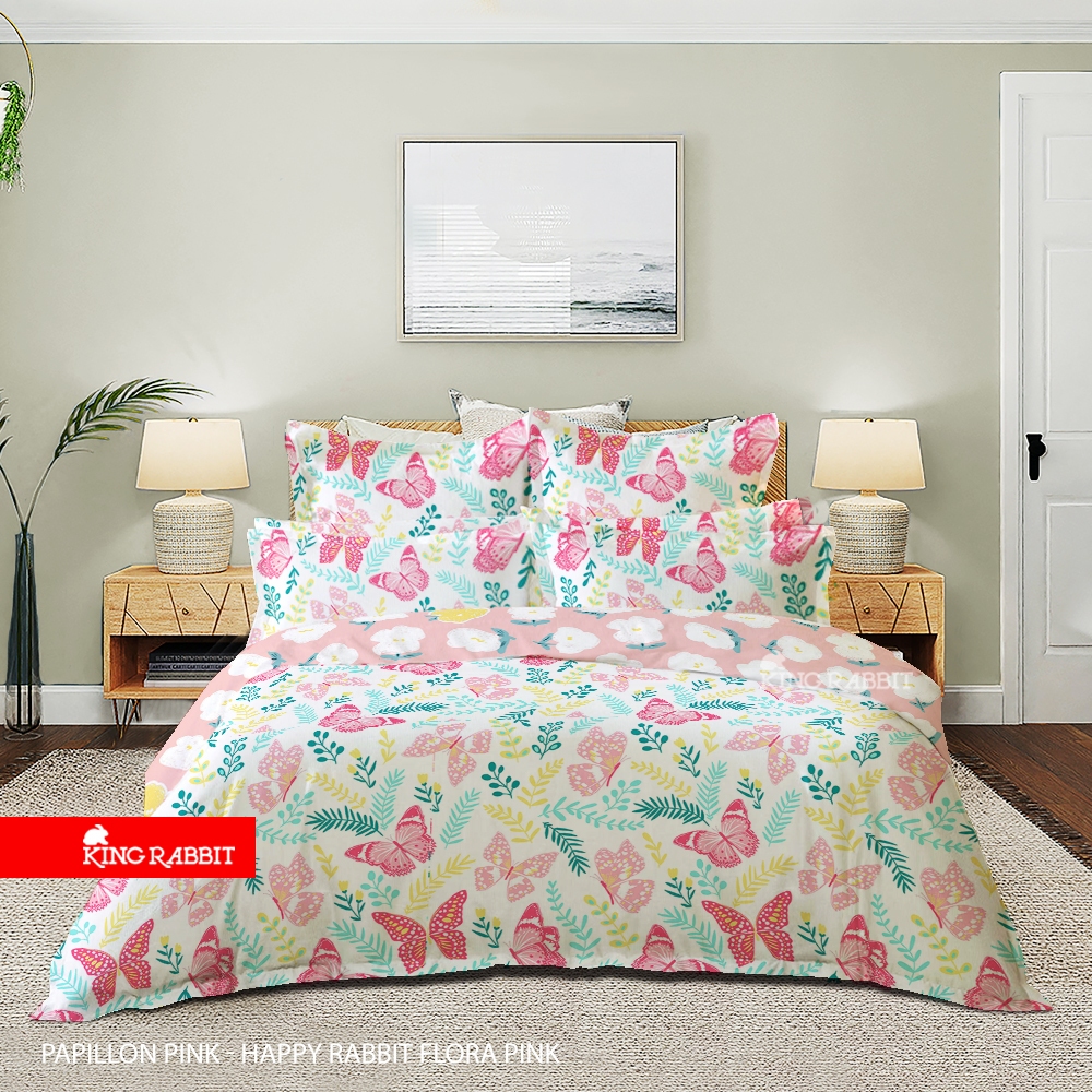 Jual King Rabbit Organic Bamboo Velvet Complete Set Bed Cover & Sprei ...