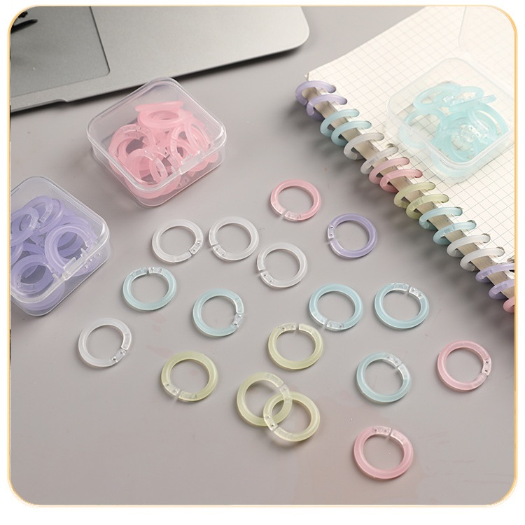 Jual Single Hole Loose Leaf Ring / Binding Ring Buckle Set 10 Pcs - 15 ...
