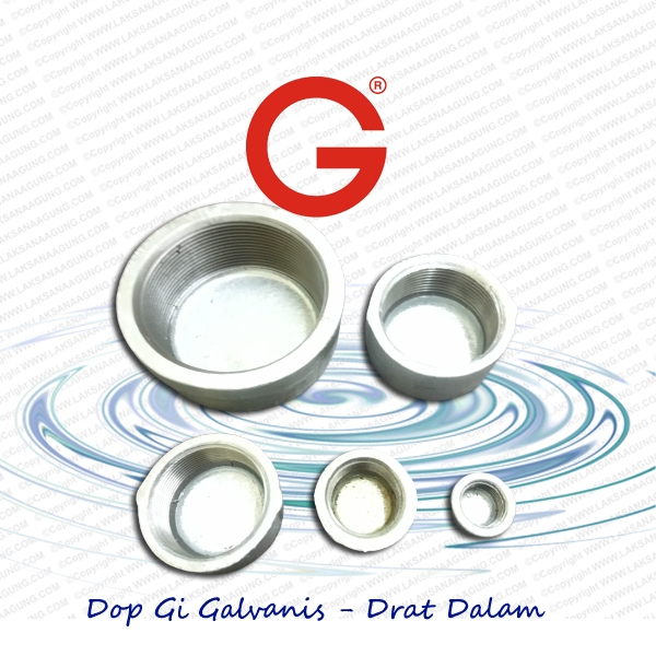 Jual Dop Gi Galvanis 1/2 inch drat dalam | Cap tutup pipa besi gip G ...