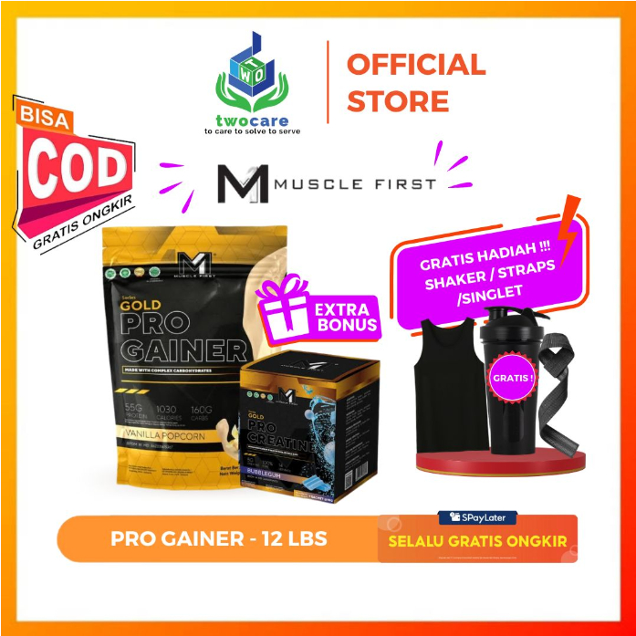 Jual Muscle First Pro Gainer 12 lbs Menambah Berat Badan M1 Pro Gainer ...
