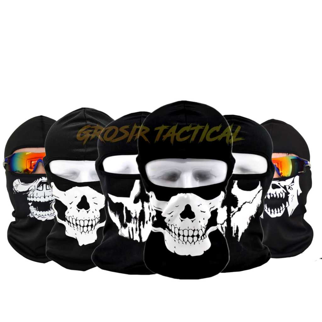 Jual Sebo/Balaclava Tengkorak Sebo Motif Tengkorak Full Face Sebo Buff ...
