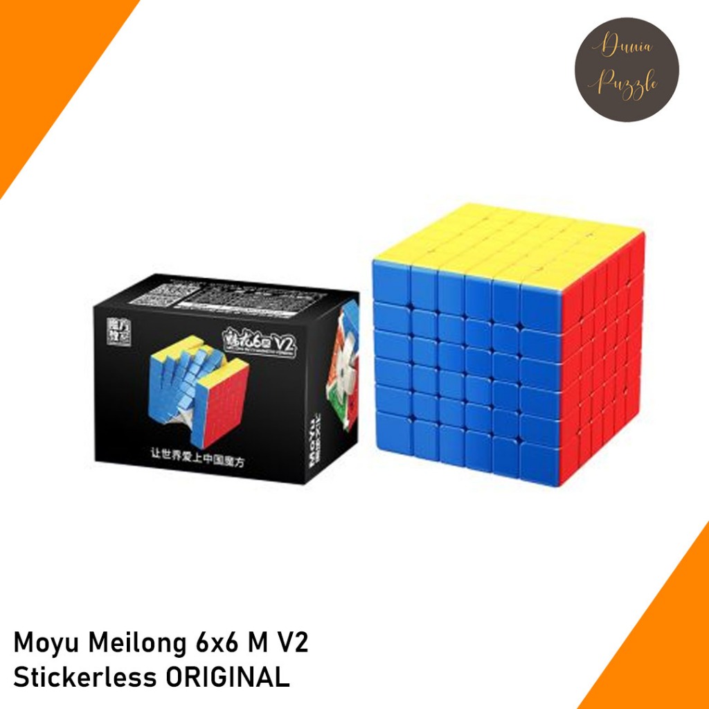 Jual Cube 6x6 Moyu Meilong 6x6 M V2 MAGNETIC Stickerless | Shopee Indonesia