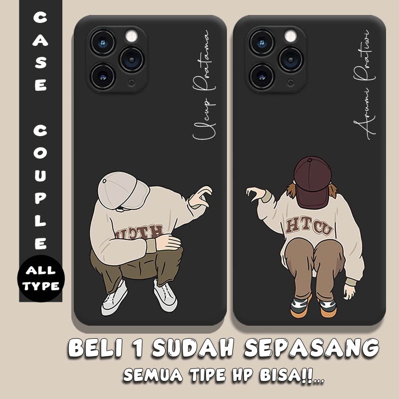 Jual [CC-17] Custom Case Hp COUPLE NAMA BEBAS [ BELI 1 SUDAH DAPAT 2 ...