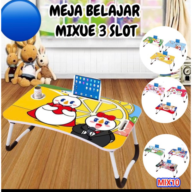 Jual meja laptop karakter mixue.meja belajar karakter mixue | Shopee ...