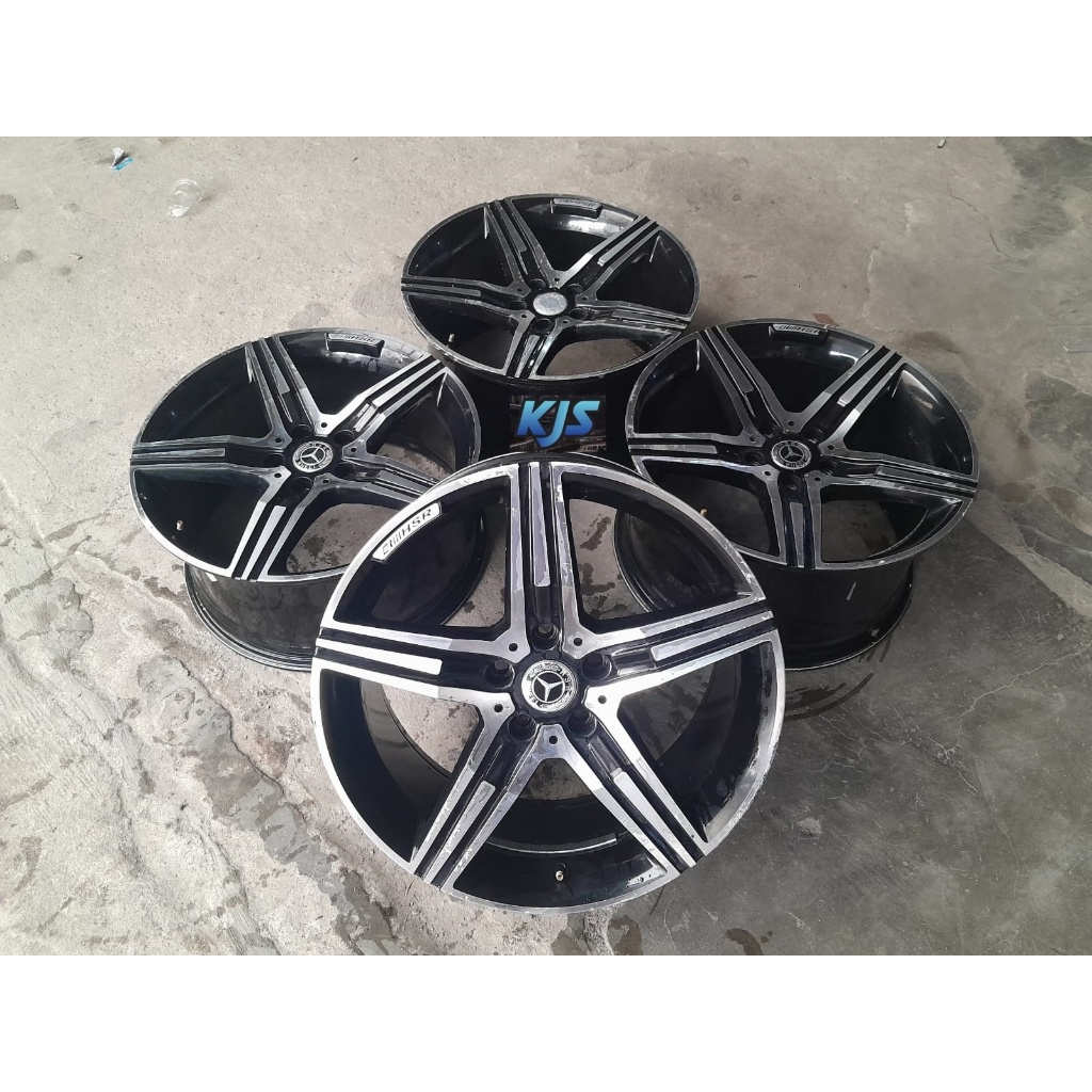 Jual Velg Racing Bekas Mercy Mercedez Rep AMG Ring 18 Pcd 5x112 R18 ...